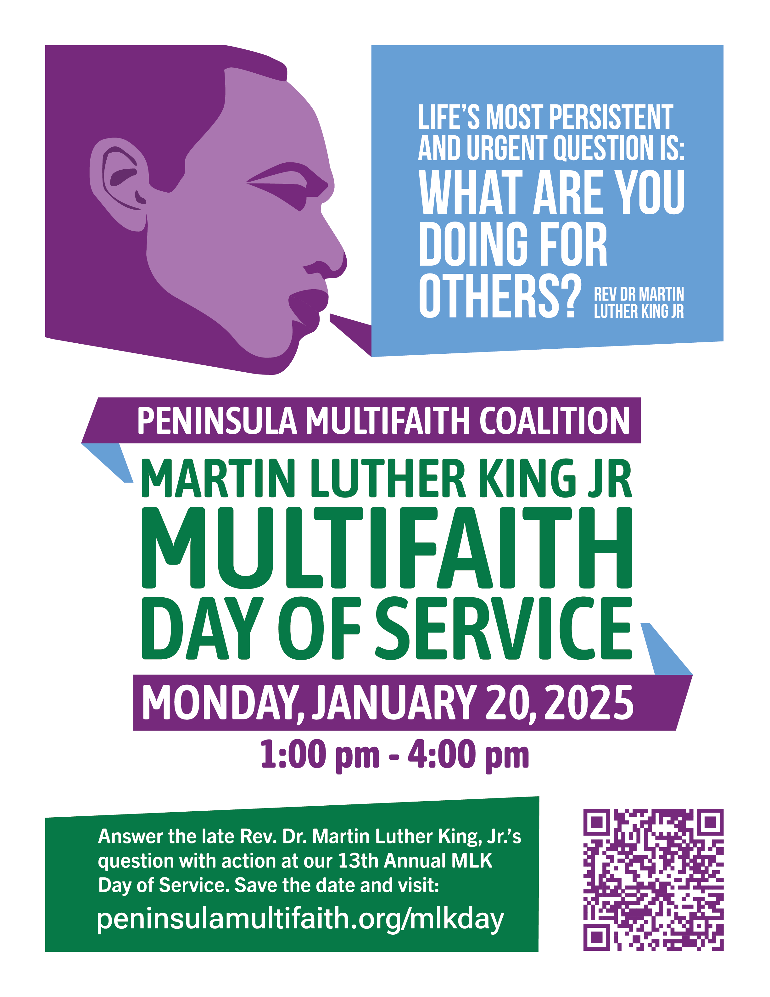 MLK Jr. Day of Service – Monday, January 19, 2026 – Peninsula ...